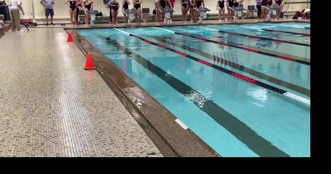 Badger girls swim team wins the 200 Yard Medley Relay