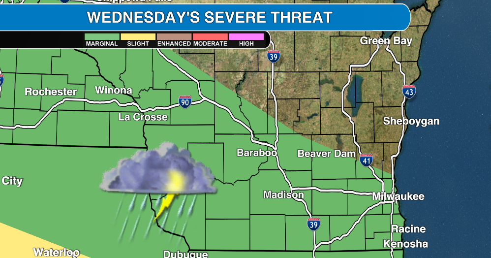 Severe storms and flooding possible in Wisconsin Wednesday