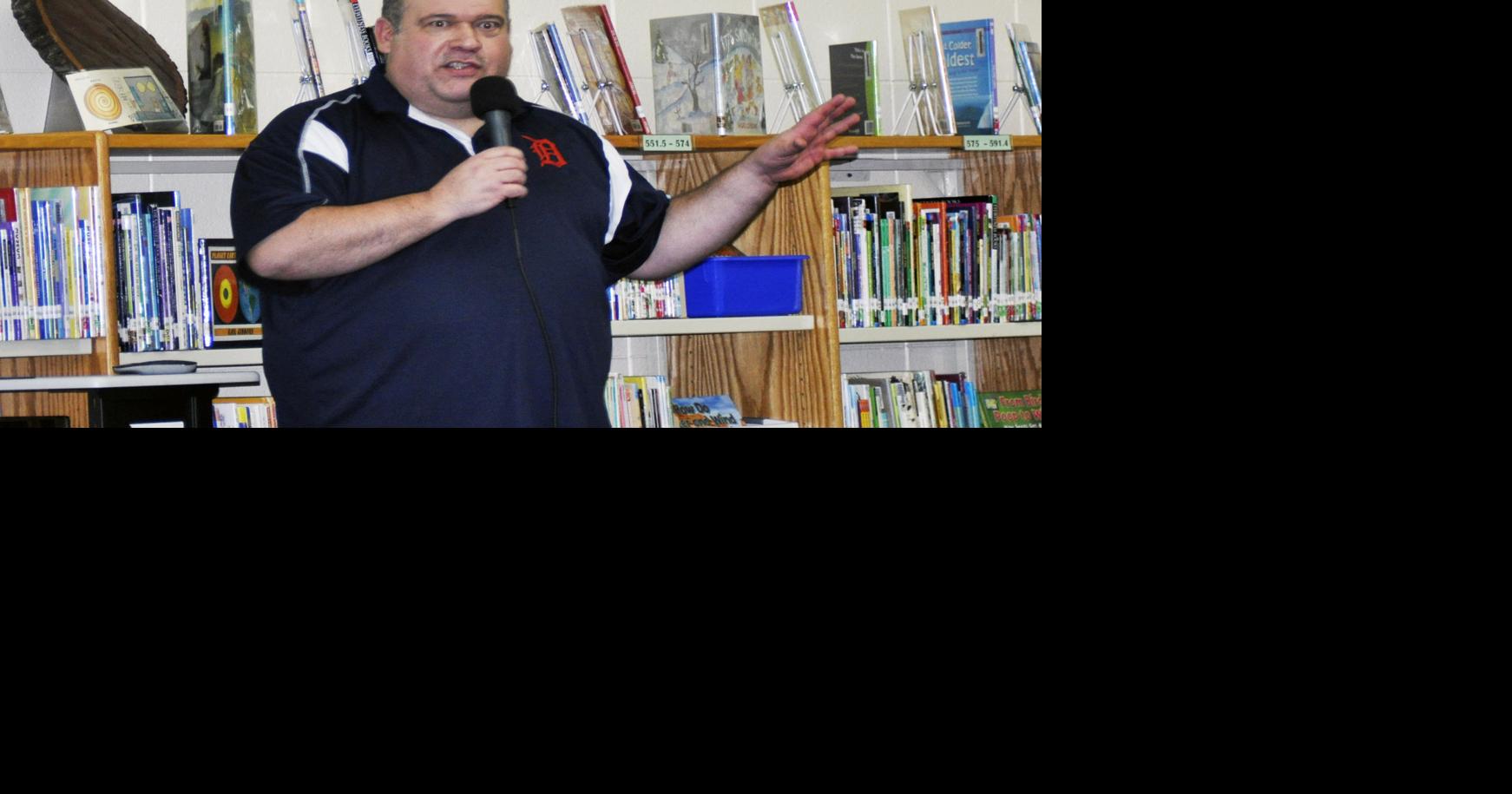 Author shares the joy of story telling