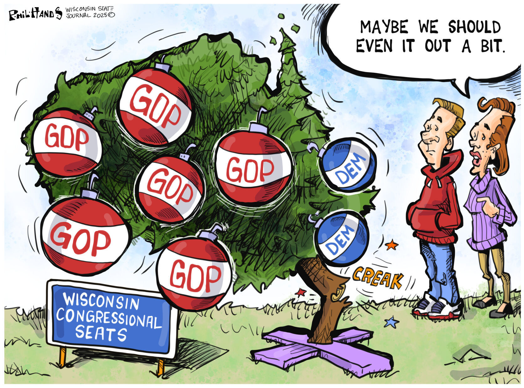 Phil Hands' festive collection of holiday cartoons