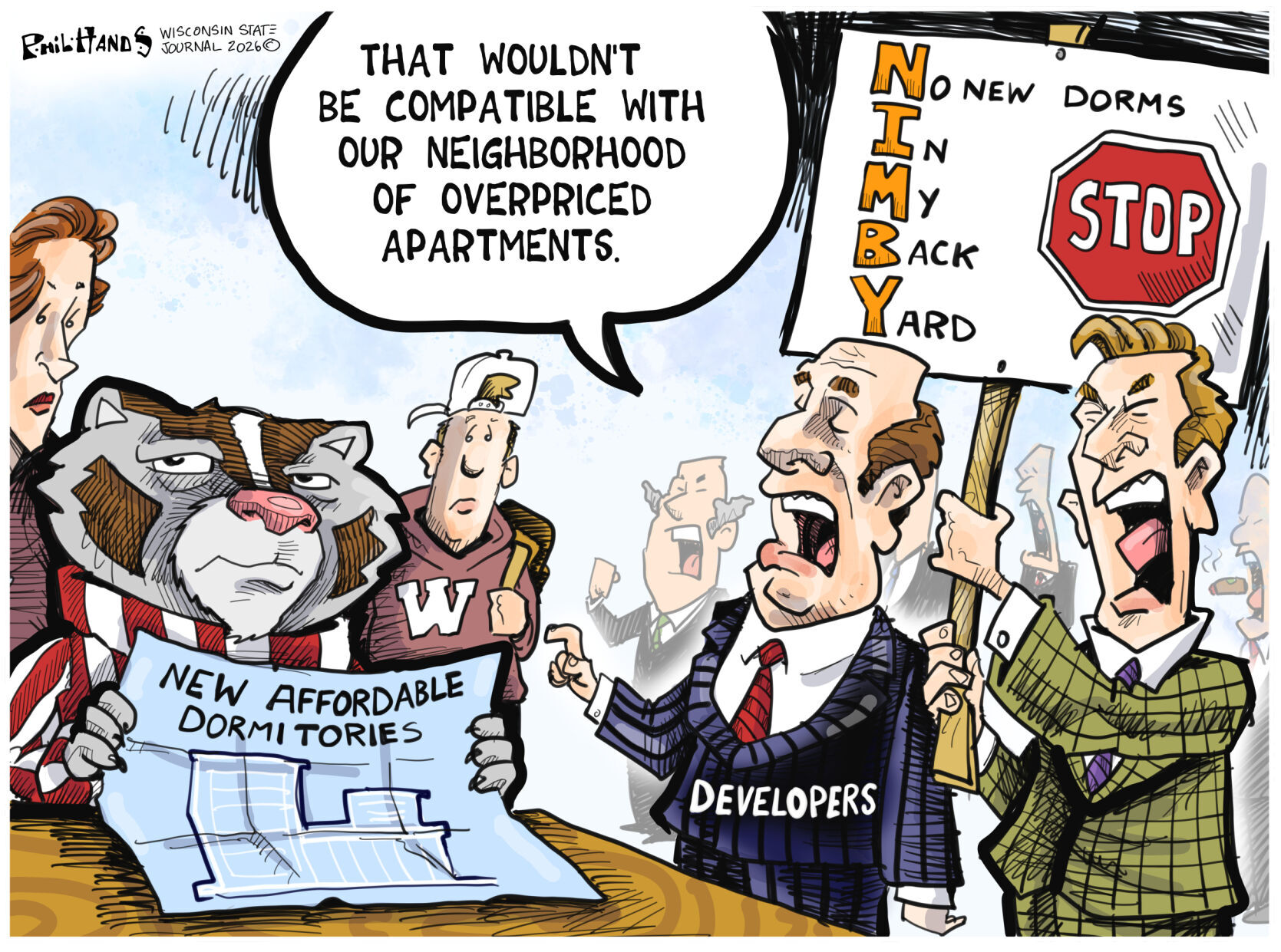 Get caught up with Phil Hands’ editorial cartoons
