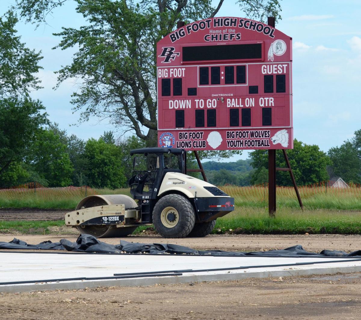 Despite heavy rains Big Foot football field may be ready for opening game