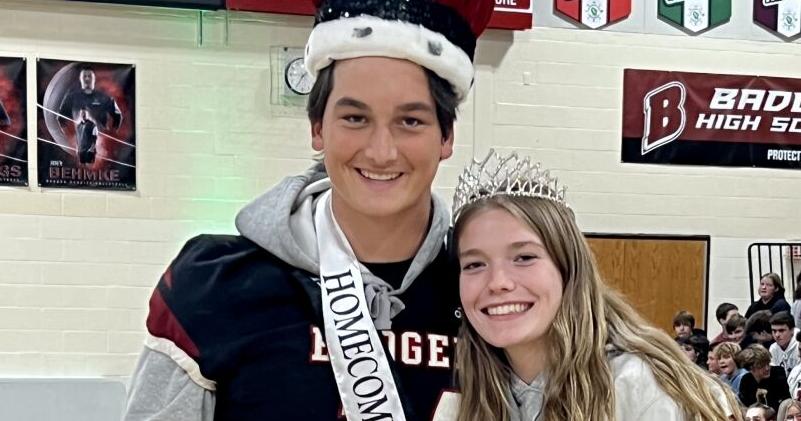 Badger Homecoming king and queen named