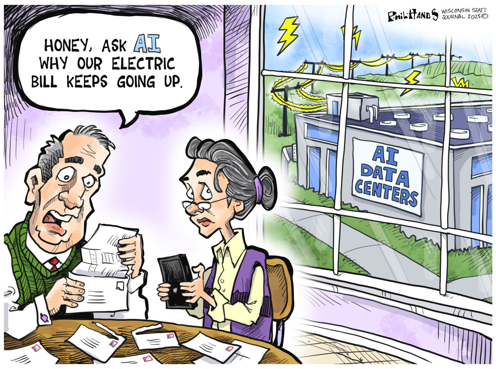 Phil Hands' favorite cartoons about data centers in Wisconsin