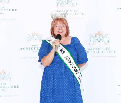 Jodie Drange competes at the National Miss Agriculture USA Competition ...