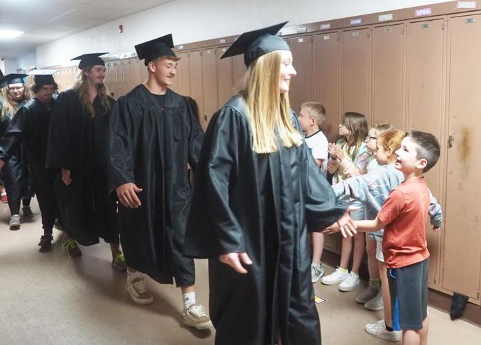 Laurel High School seniors participate in traditional Grad Walk | News ...