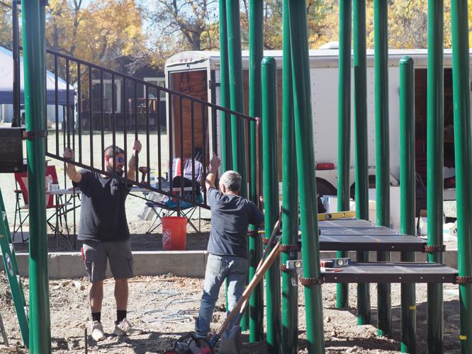New playground brings locomotive spirit to Russel Park | News ...