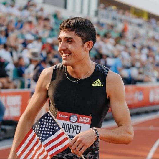 Two-time Olympic athlete Bryce Hoppel spent time at LHS field in 2021 | Sports | laureloutlook.com