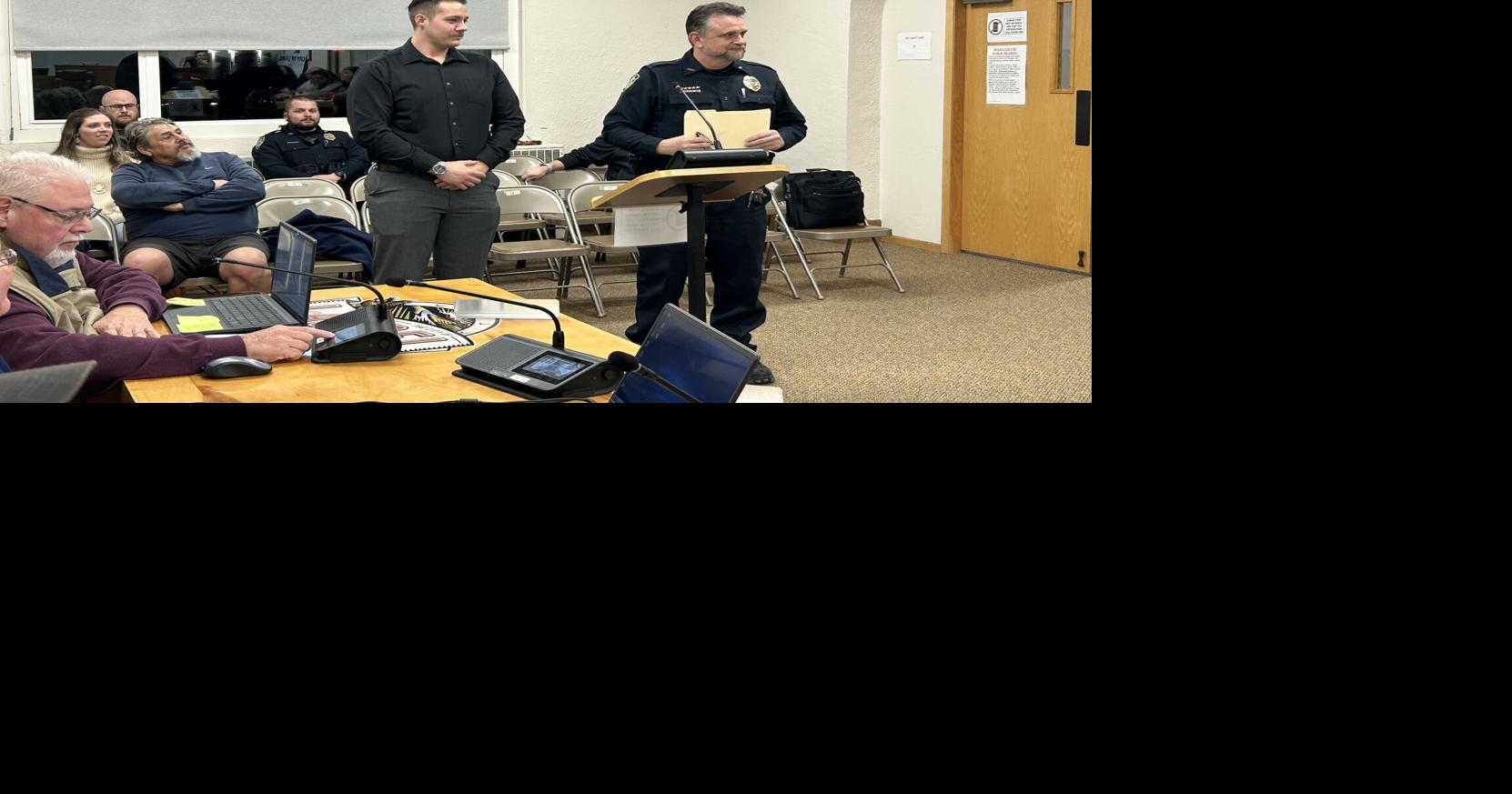 Laurel Police Department welcomes new officer, honors Capt. Anglin ...