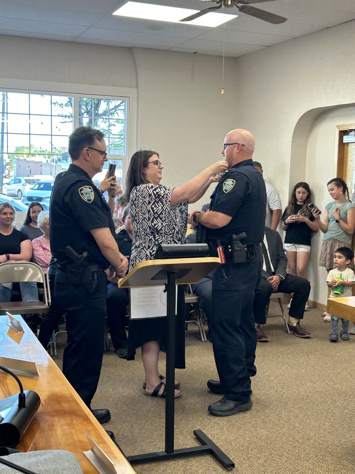 Laurel Police Department promotes Anglin and Swan, welcomes two new ...