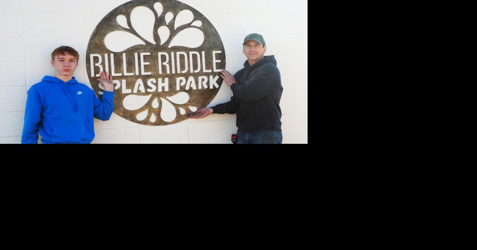 Signage installed at Billie Riddle Splash Park | News | laureloutlook.com