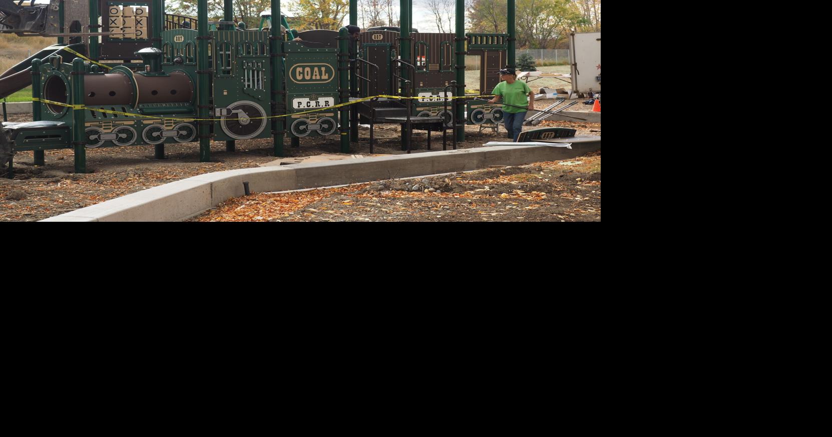 New playground brings locomotive spirit to Russel Park | News ...
