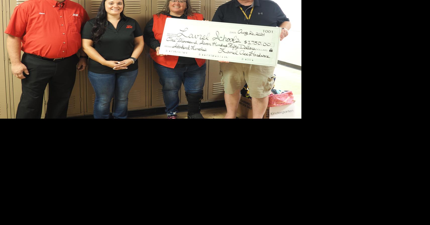 Laurel Ace Hardware donates to school lunch program | News ...