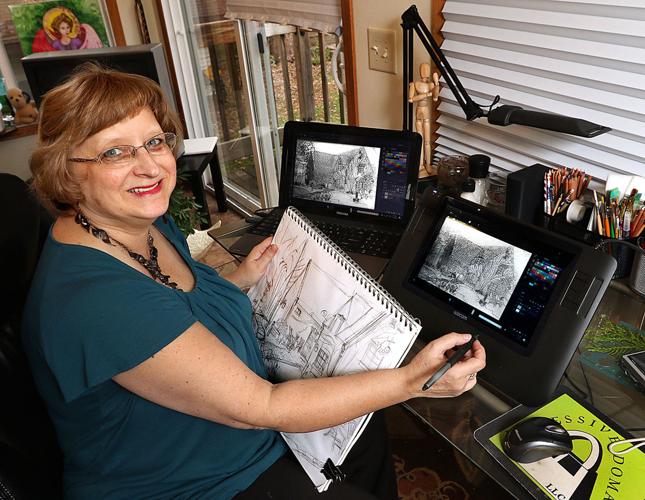 Local artist creates Eau Claire coloring book | Local Entertainment ...