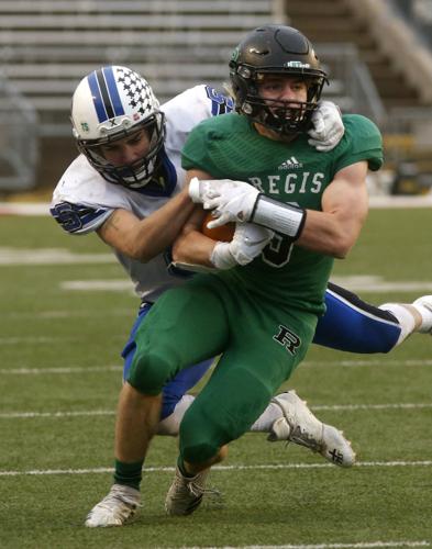 Football D6 state championship: Regis held in check by Ledgers in state ...