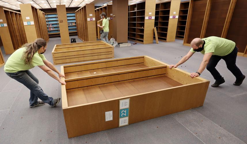 Eau Claire library's books packed up for move | Front Page ...