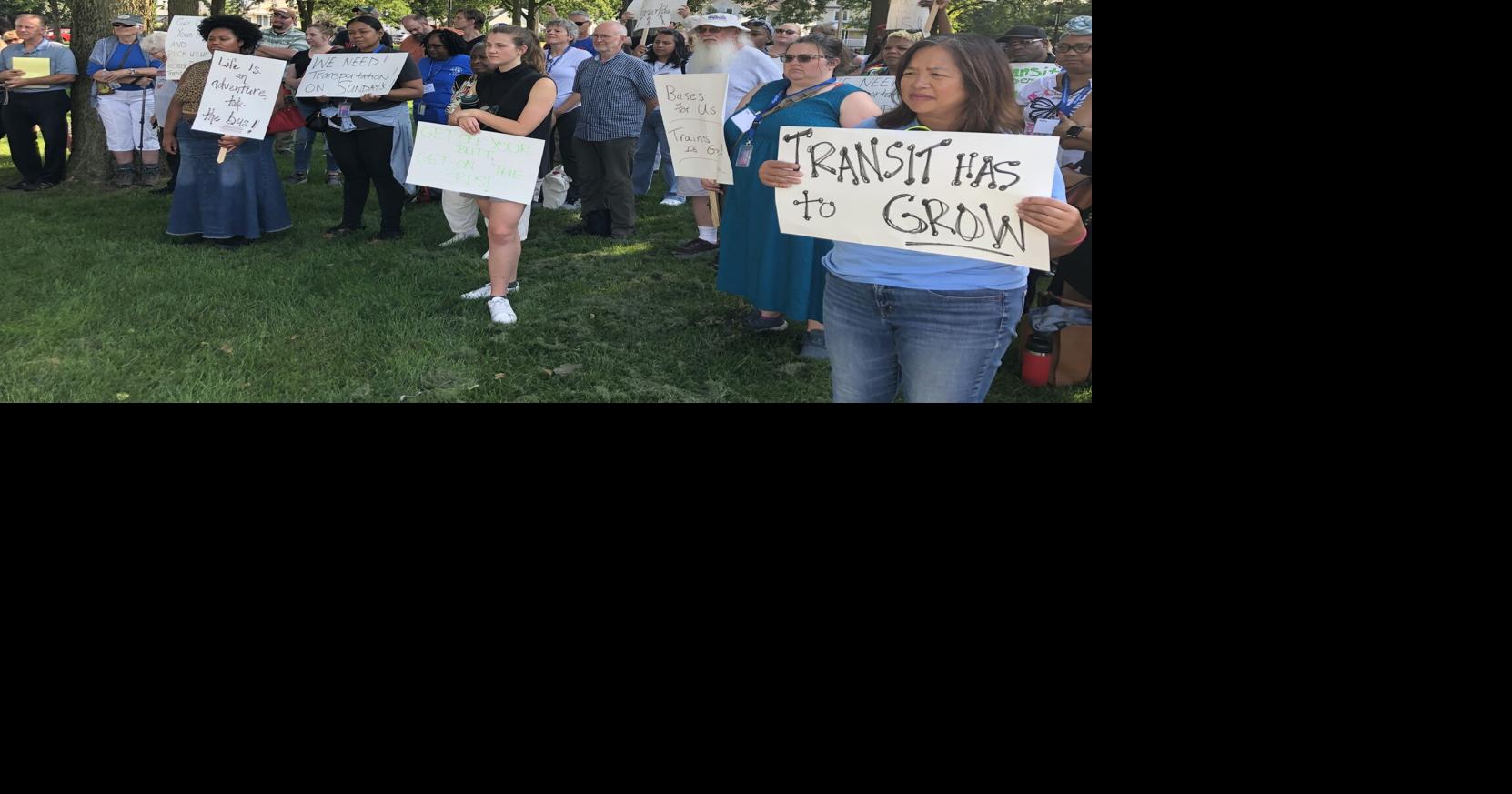 Eau Claire transit rally focuses on the importance of public ...