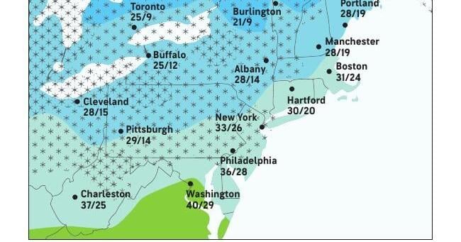 AP RE NER1230 WEATHER MAP | Nation & World | leadertelegram.com