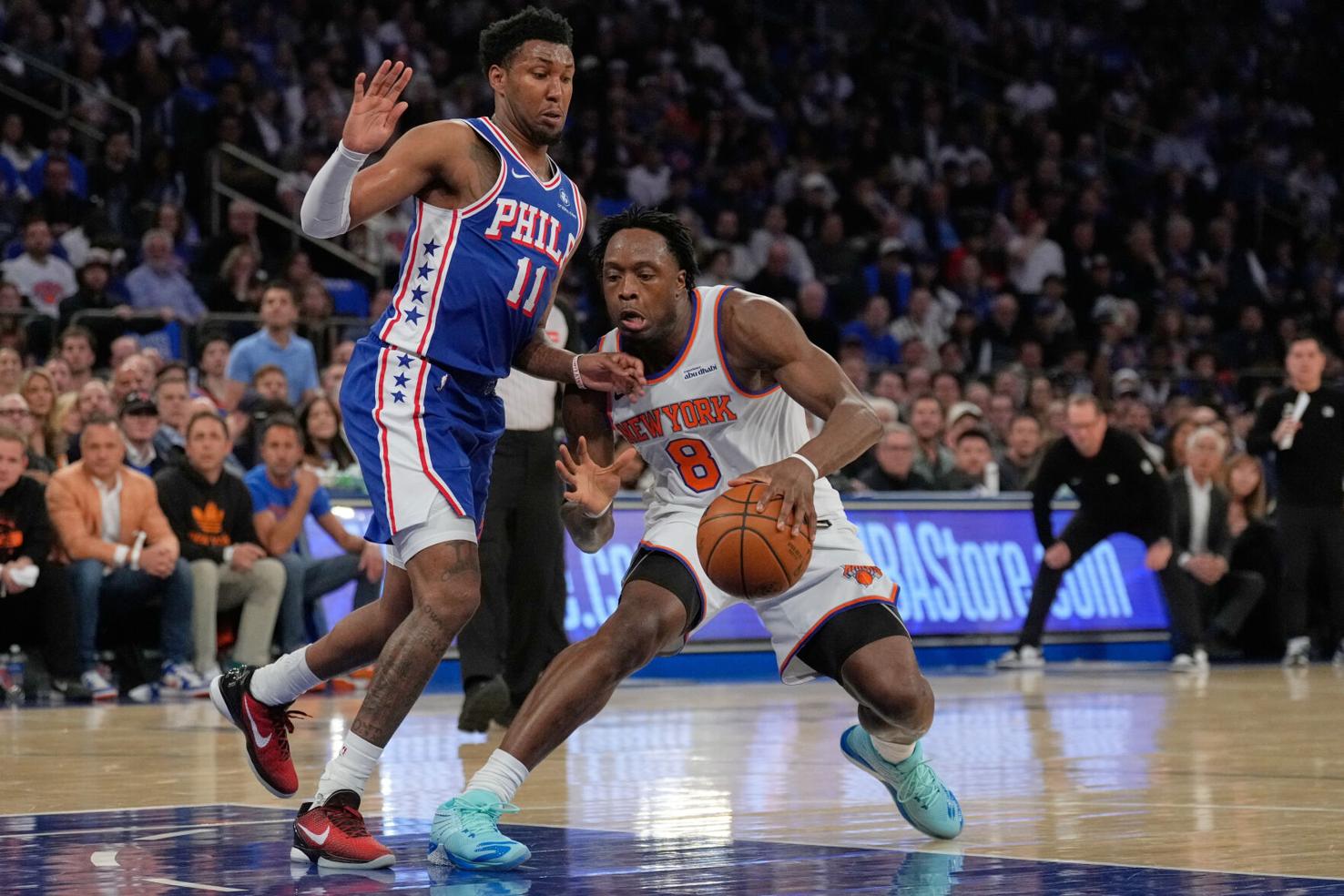 OG Anunoby is back in the Knicks' starting lineup for Game 1 of the ...