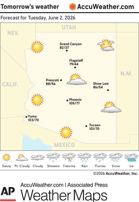 AP AA AZ0601 WEATHER MAP | Nation & World | leadertelegram.com