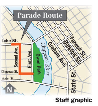 Parade route changed | Front Page | leadertelegram.com
