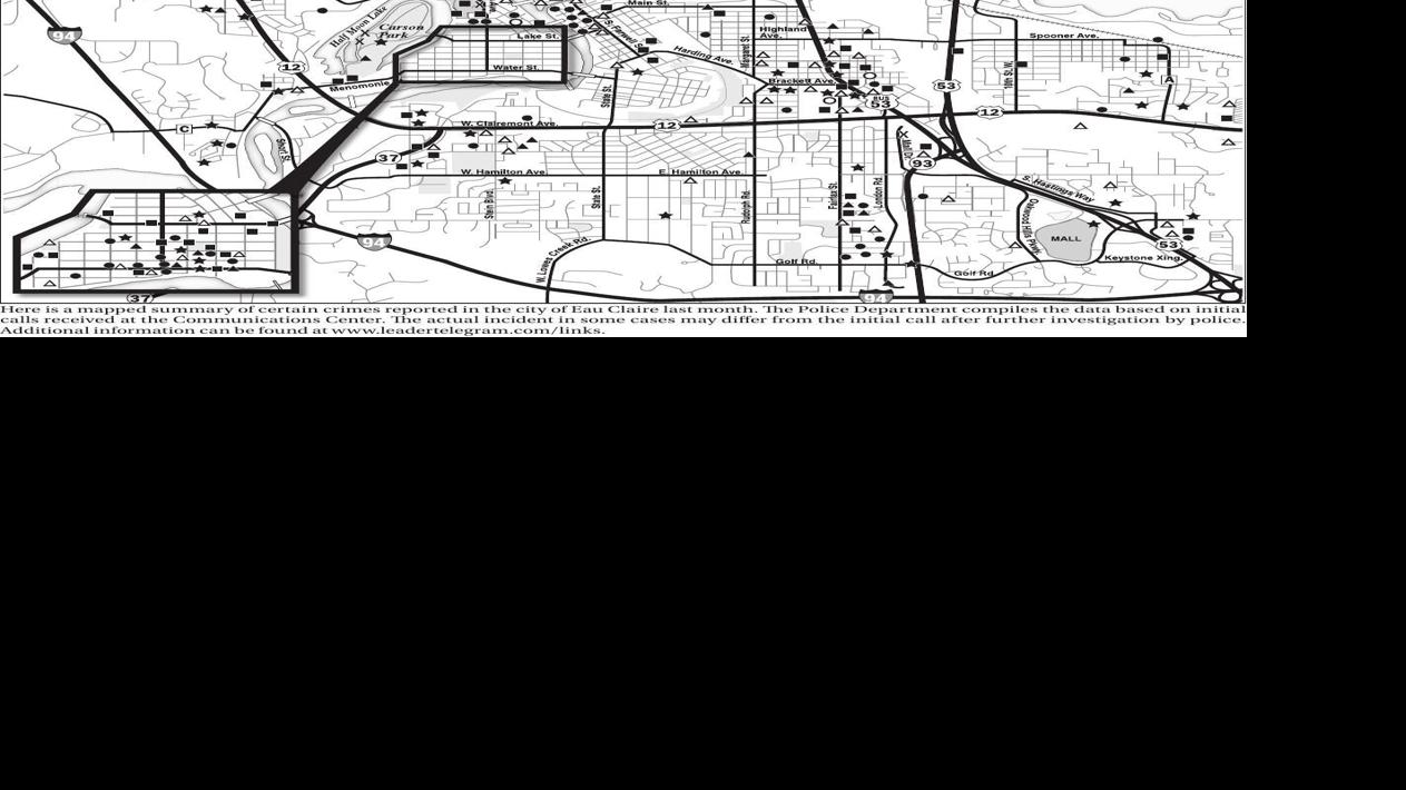 Eau Claire Crime Map May 2020 | Local News | leadertelegram.com