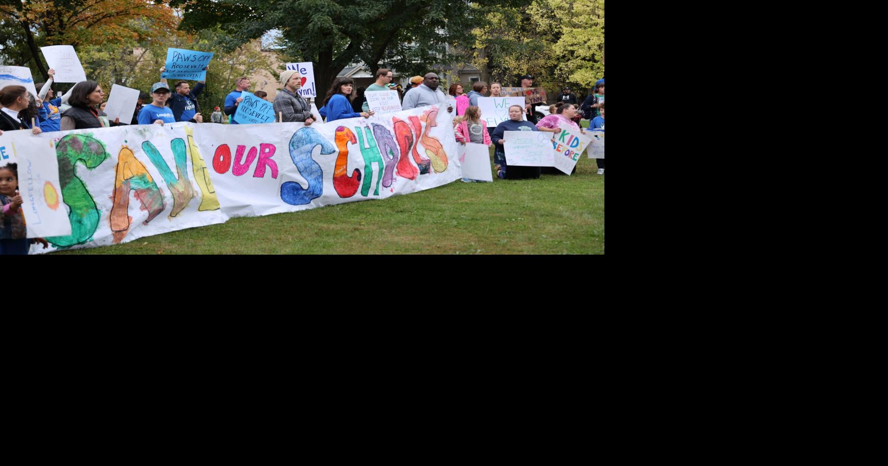 ECASD parents rally in favor of schools amid elementary consolidation ...
