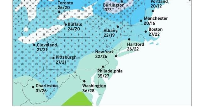 AP RE NER1229 WEATHER MAP | Nation & World | leadertelegram.com