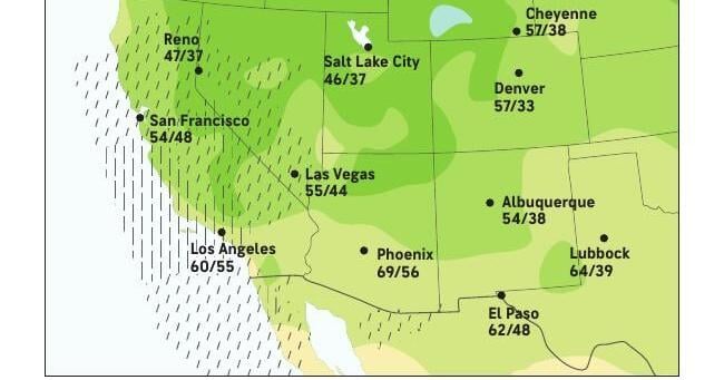 AP RE WR1230 WEATHER MAP | Nation & World | leadertelegram.com