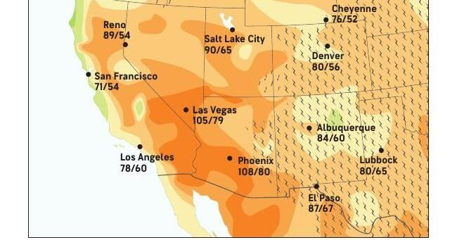 AP RE WR0603 WEATHER MAP | Nation & World | leadertelegram.com