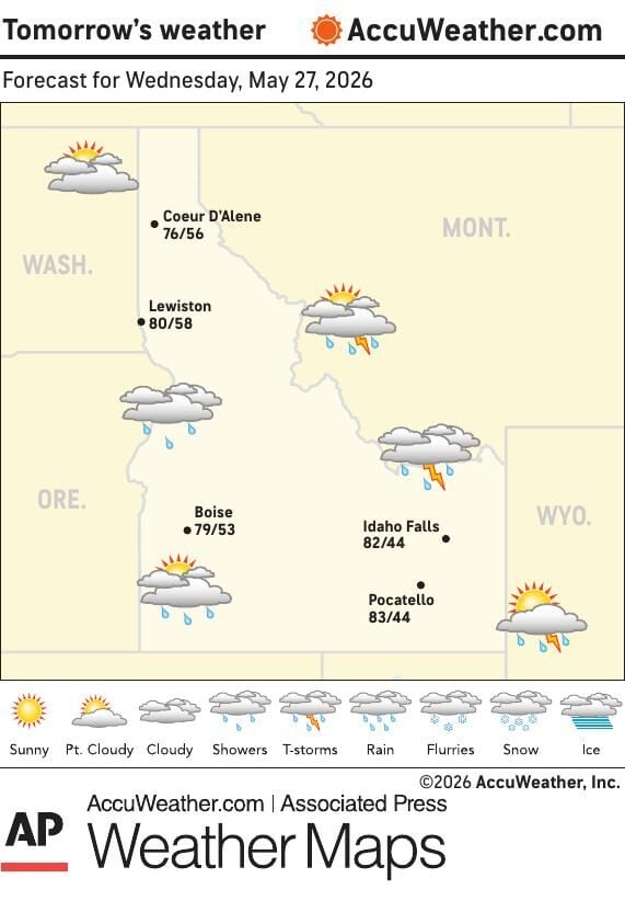 AP BB ID0526 WEATHER MAP | Nation & World | leadertelegram.com