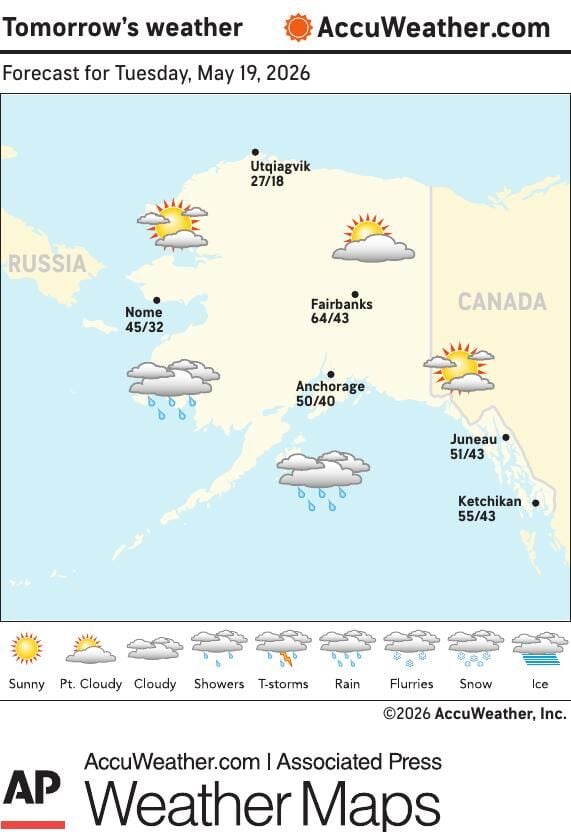 AP AA AK0518 WEATHER MAP | Nation & World | leadertelegram.com