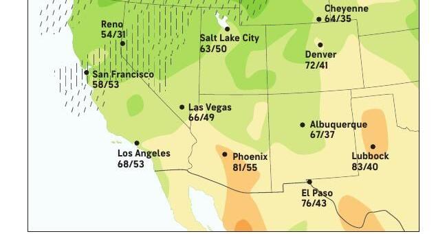AP RE WR1222 WEATHER MAP | Nation & World | leadertelegram.com