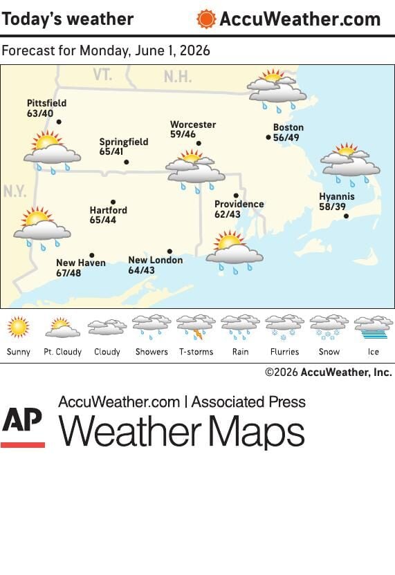 AP DD SNE0601 WEATHER MAP | Nation & World | leadertelegram.com