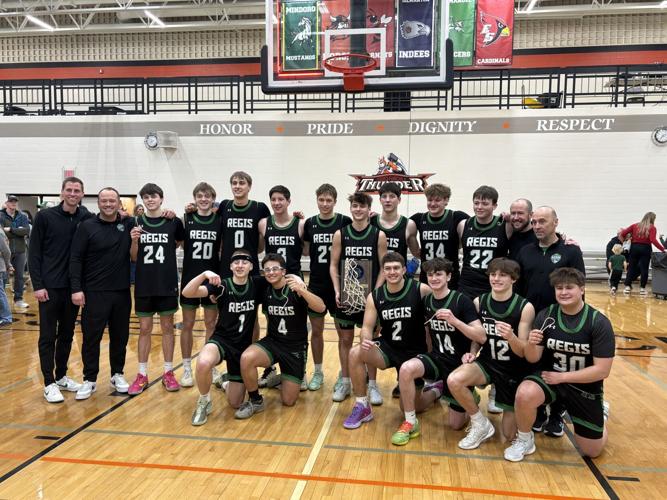 Regis boys basketball team clinches first trip to state in 11 years ...