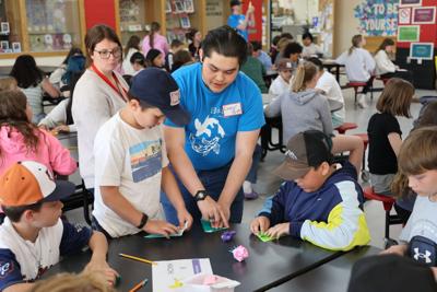 ECASD high schoolers teach Japanese language at Robbins Elementary ...
