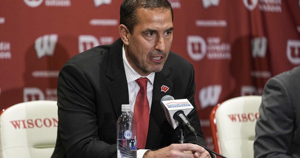 Wisconsin football coach Luke Fickell denies negative recruiting claims ...