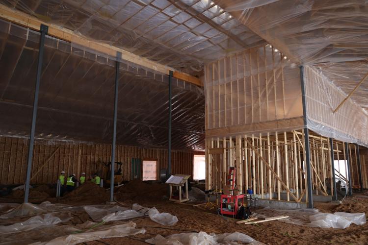 Country Jam inside construction | | leadertelegram.com