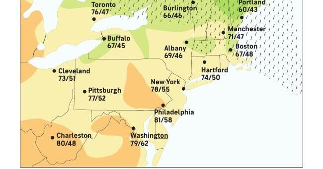AP RE NER0528 WEATHER MAP | Nation & World | leadertelegram.com