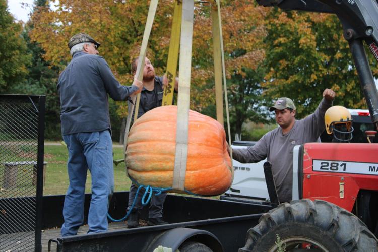 Monster Pumpkin - 961 pounder takes 11th at Nekoosa festival ...