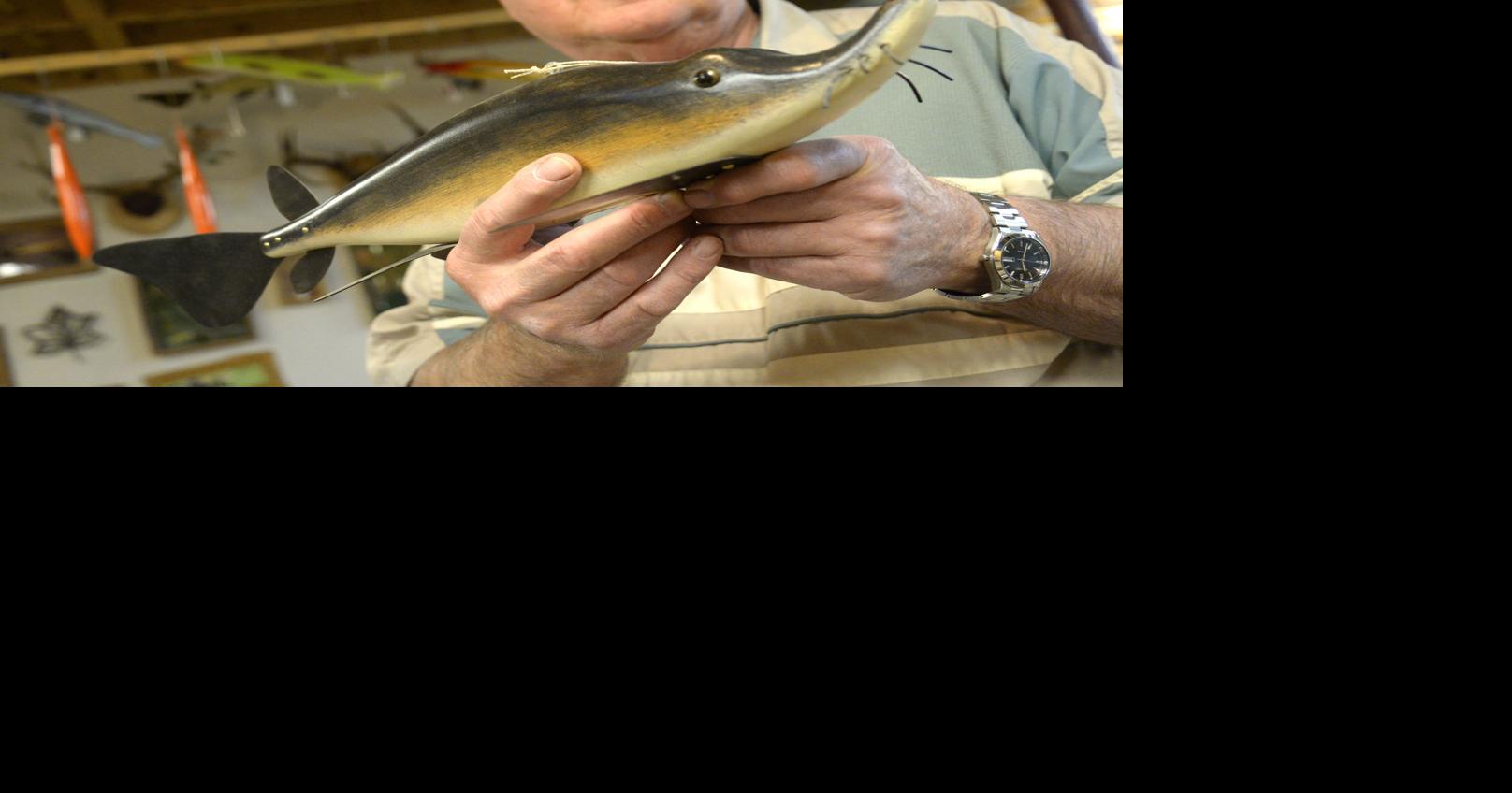 Decades of decoys: George Schmidt has been carving sturgeon spearing ...