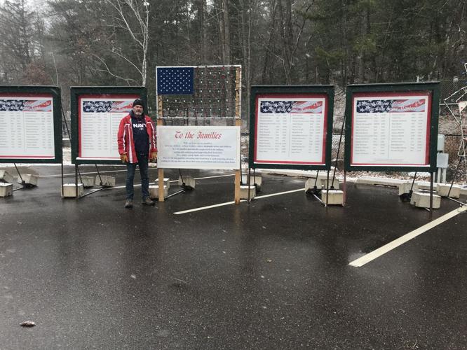 Display honoring active military placed in Christmas Village | Daily ...