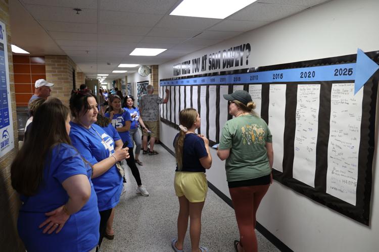 Sam Davey celebrates 75th anniversary with students, alumni, staff ...