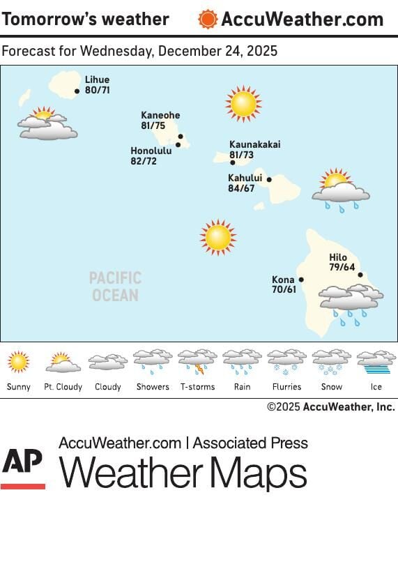 AP EE HI1223 WEATHER MAP | Nation & World | leadertelegram.com