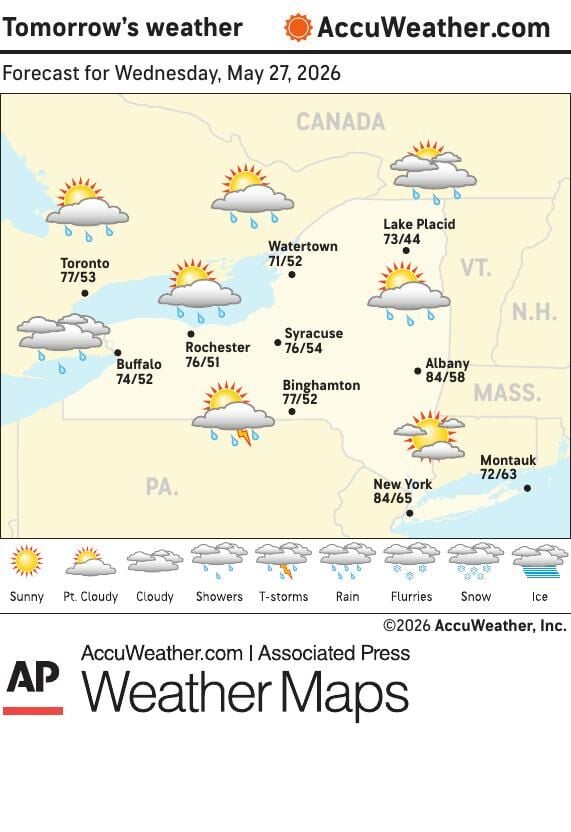 AP GG NY0526 WEATHER MAP | Nation & World | leadertelegram.com
