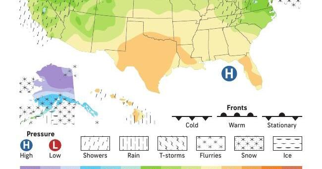 AP PM CUS1225 WEATHER MAP | Nation & World | leadertelegram.com