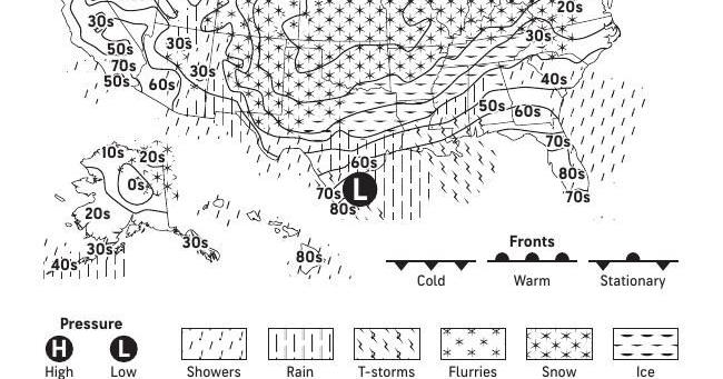 AP PM BUS0123 WEATHER MAP | Nation & World | leadertelegram.com