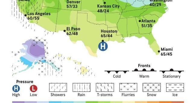 AP PM CCUS1230 WEATHER MAP | Nation & World | leadertelegram.com