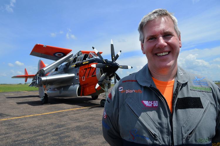 New Richmond man showcases the last flying British-built Fairey Gannet ...