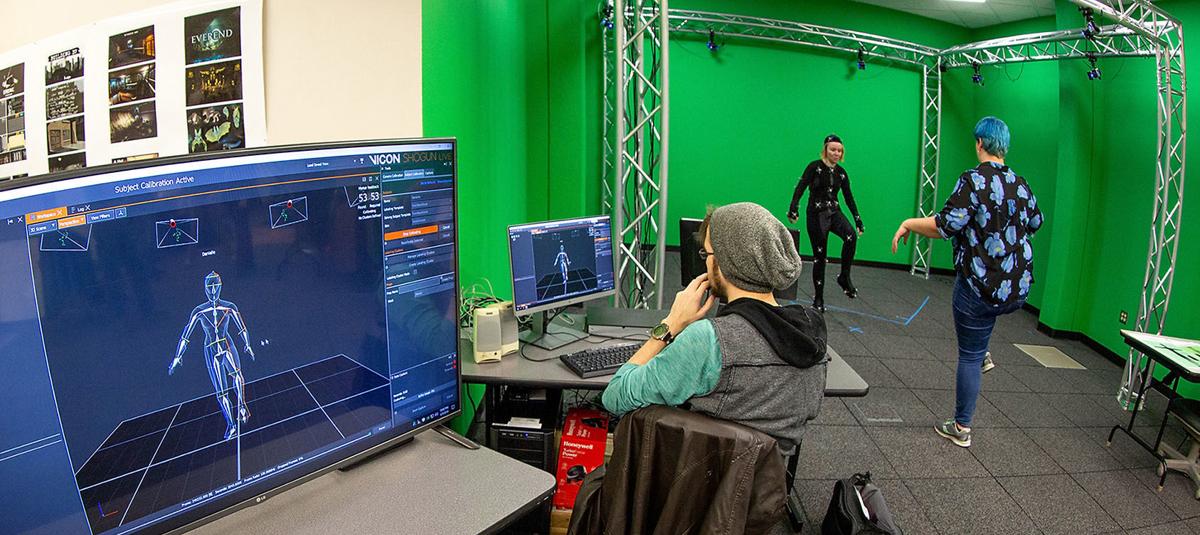 New motion capture studio gives students latest animation technology ...